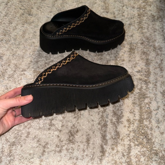 Carlo Pera | Shoes | Black Chunky Sole Mules Italian Leather | Poshmark